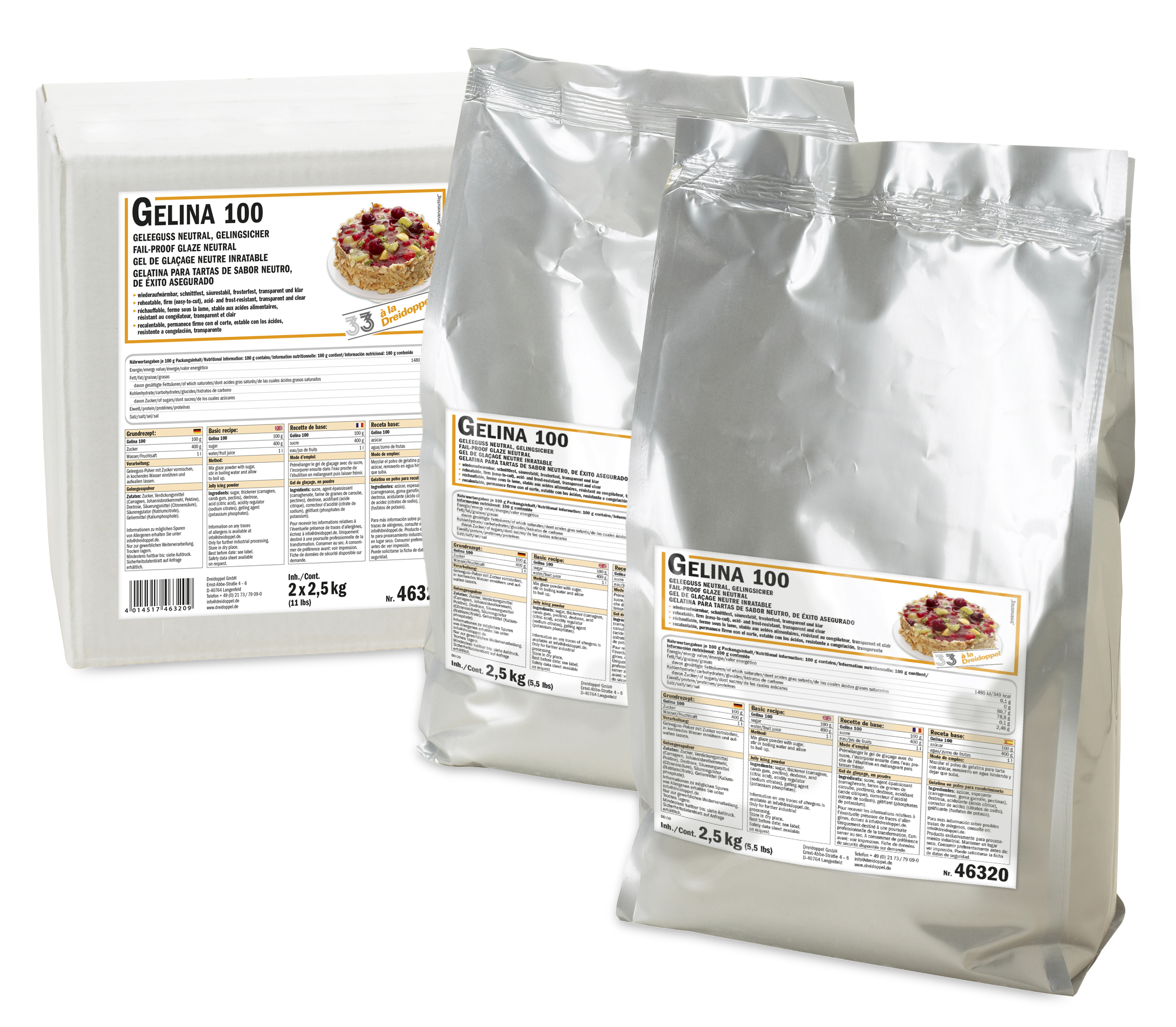 DreiDoppel Gelina Geegus 2x2,5kg | 05649 - Backring Nord