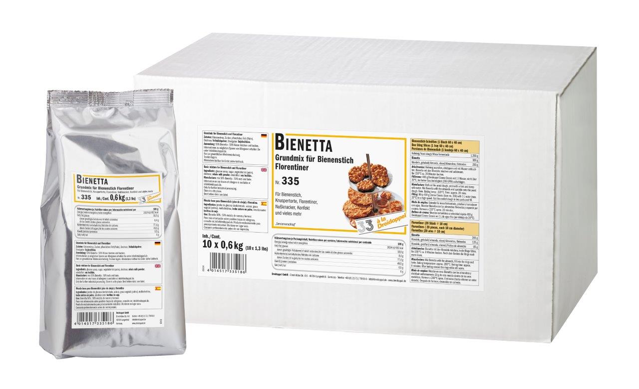 DreiDoppel Bienetta 10x600g | 06158 - Backring Nord