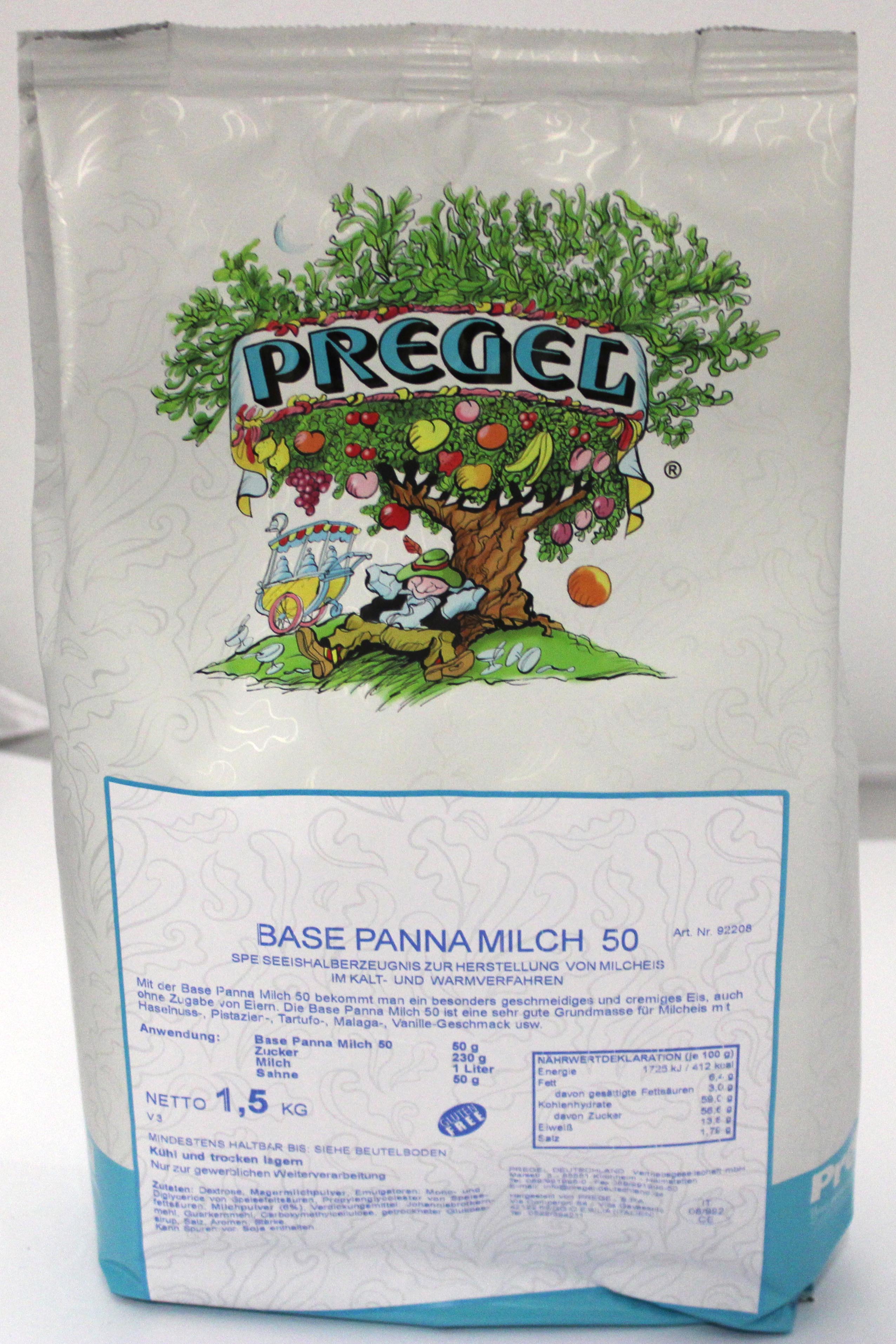 Pregel Base Panna Milch 50 8x1,5kg | 25917 - Backring Nord