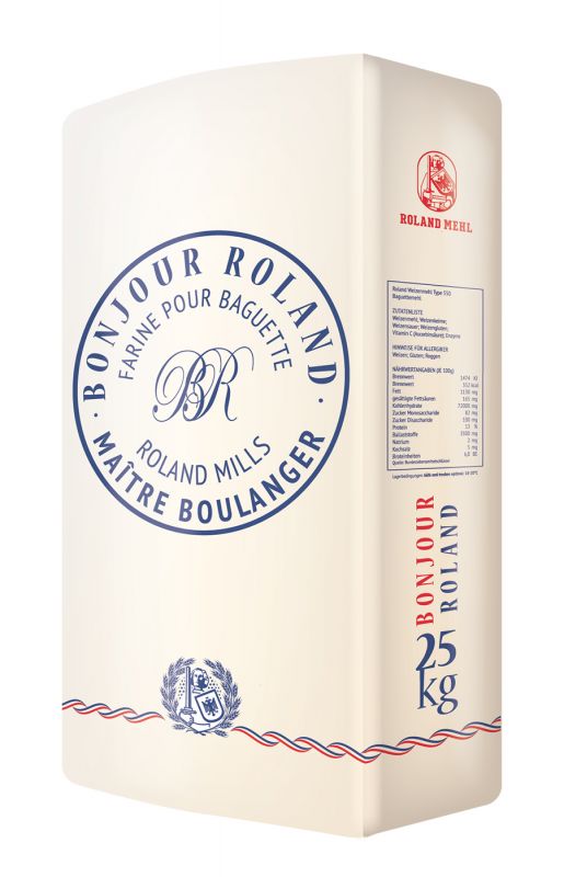 Roland Mills Bonjour Baguette Weizenmehl 25kg | 01034 - Backring Nord